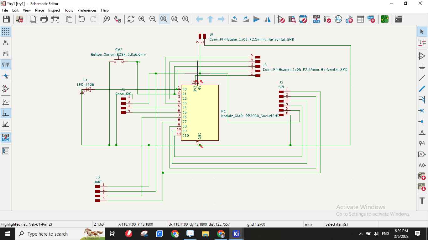 Week 6 - Electronics Design
